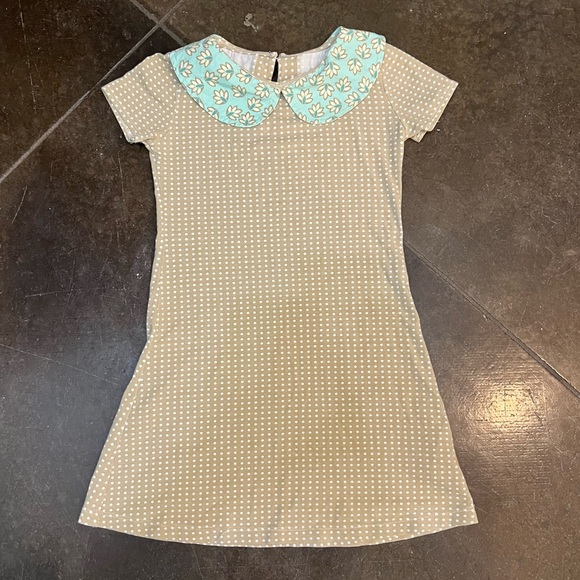 Dresses | Darling Tan And Brown Girls Dress | Poshmark
